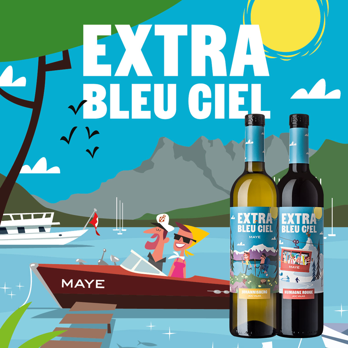 Extra Bleu Ciel, nouvelle gamme MAYE